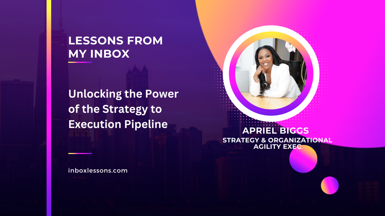 Unlocking the Power of the Strategy to Execution Pipeline Unlocking the Power of the Strategy to Execution Pipeline