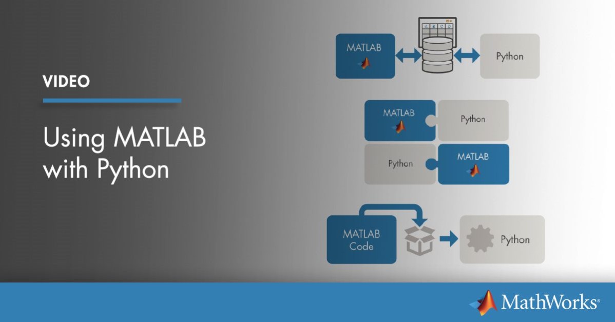 MathWorks on LinkedIn: Using MATLAB with Python MathWorks on LinkedIn: Using MATLAB with Python