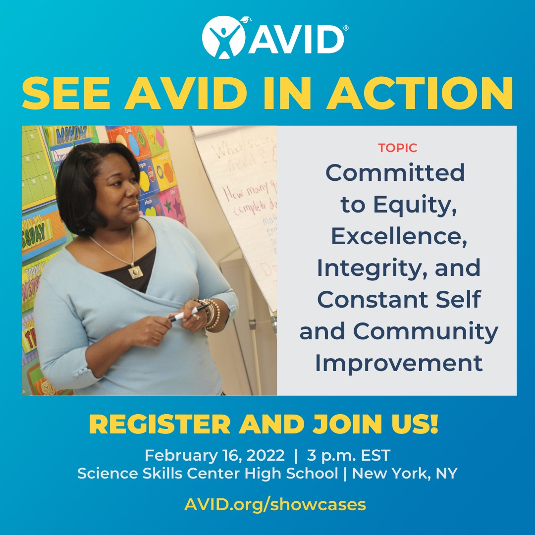 AVID Center on LinkedIn: AVID Showcases - AVID AVID Center on LinkedIn: AVID Showcases - AVID
