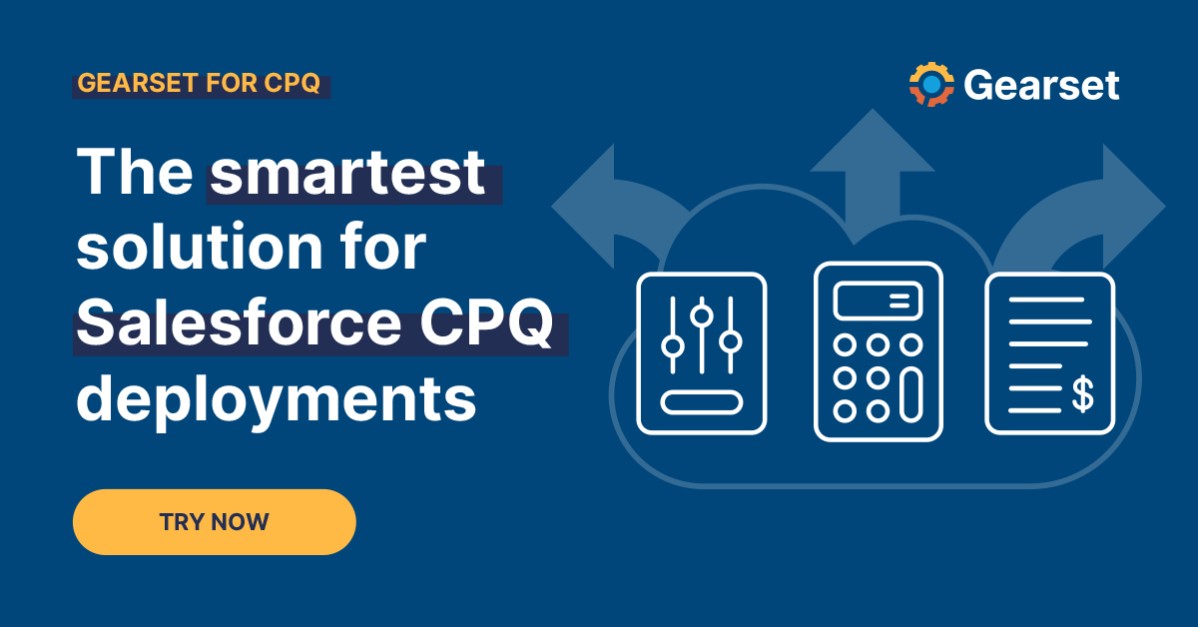 Gearset on LinkedIn: Salesforce CPQ deployment solution | The complete ... Gearset on LinkedIn: Salesforce CPQ deployment solution | The complete ...