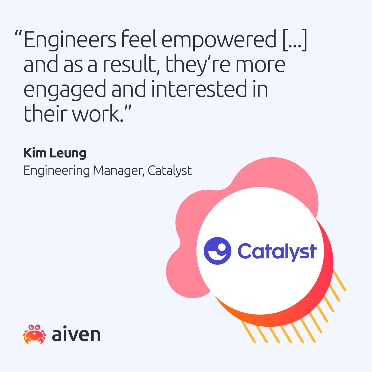 Aiven on LinkedIn: Catalyst uses Aiven for PostgreSQL® as their ... Aiven on LinkedIn: Catalyst uses Aiven for PostgreSQL® as their ...