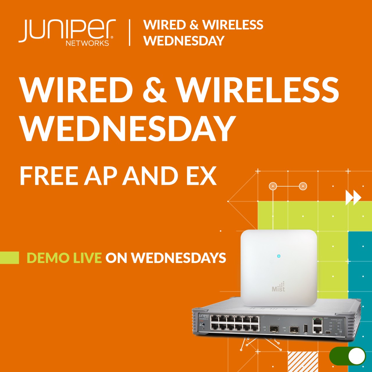 Juniper Networks on LinkedIn: Wired and Wireless Wednesday Juniper Networks on LinkedIn: Wired and Wireless Wednesday
