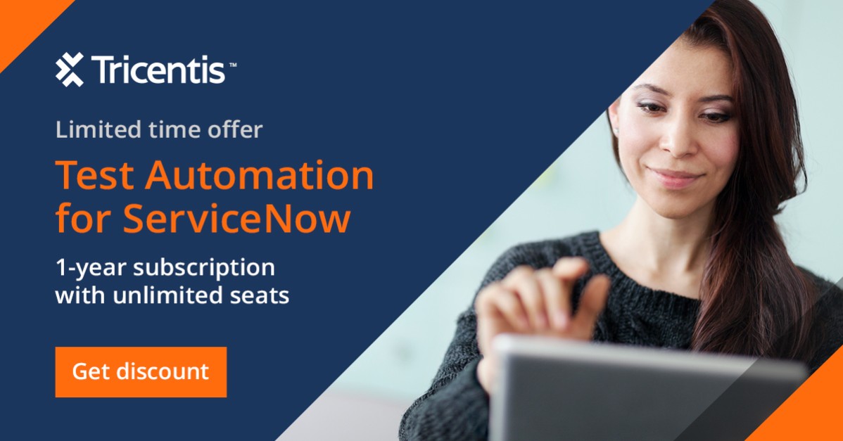 Tricentis on LinkedIn: Request Tricentis Test Automation for ServiceNow ... Tricentis on LinkedIn: Request Tricentis Test Automation for ServiceNow ...