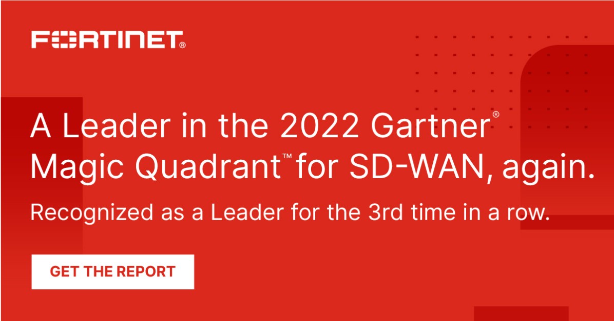 Fortinet on LinkedIn: Fortinet named a Leader in the 2022 Gartner ... Fortinet on LinkedIn: Fortinet named a Leader in the 2022 Gartner ...