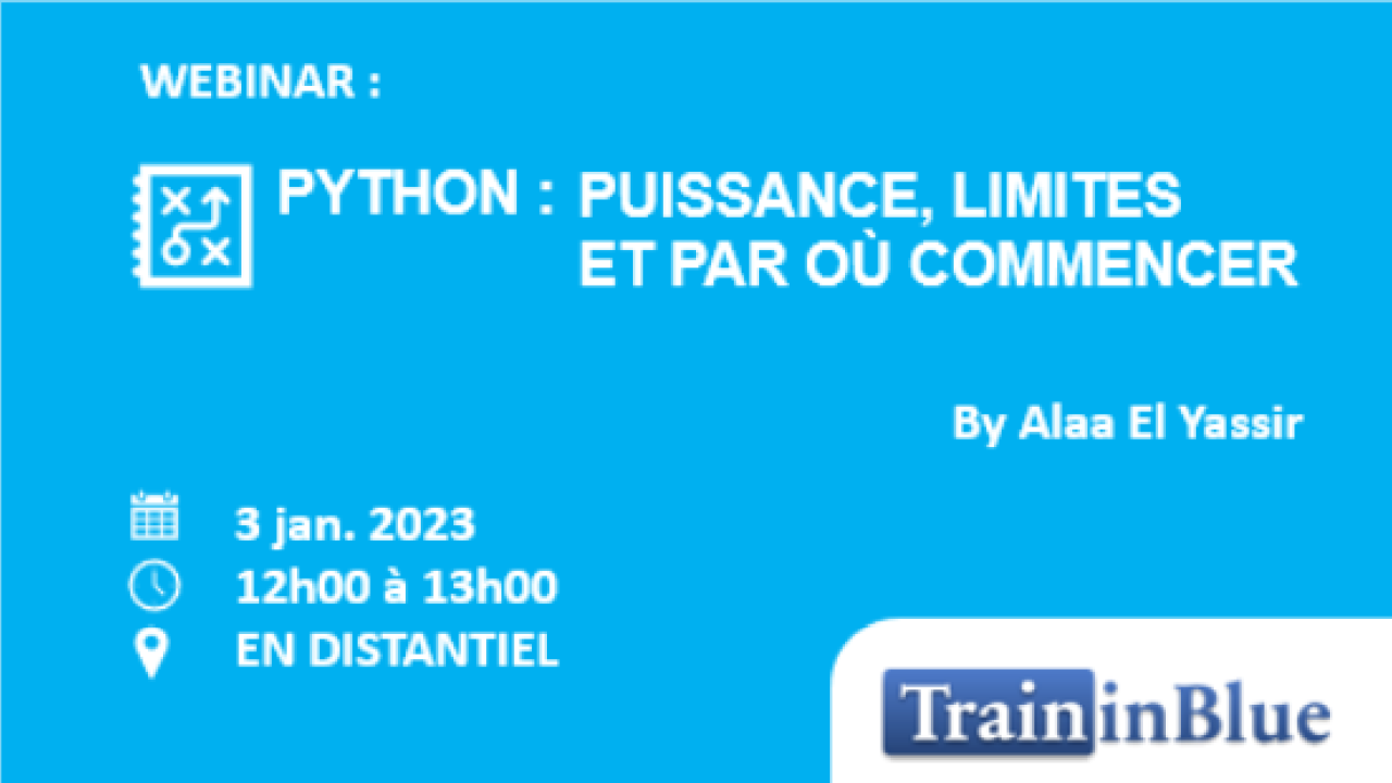 Webinar - Python : Puissance, limites et par où commencer | LinkedIn Webinar - Python : Puissance, limites et par où commencer | LinkedIn