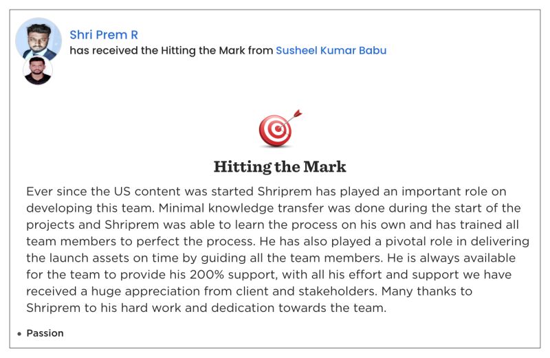 Shri Prem R on LinkedIn: Shri Prem R has received the Hitting the Mark ... Shri Prem R on LinkedIn: Shri Prem R has received the Hitting the Mark ...
