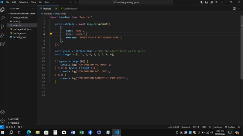 SAAD QURESHI on LinkedIn: number guessing game typescript SAAD QURESHI on LinkedIn: number guessing game typescript
