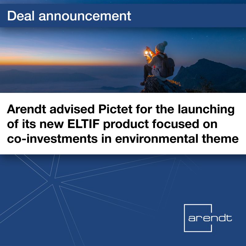 Arendt & Medernach on LinkedIn: #luxembourg #law #deal #eltif # ... Arendt & Medernach on LinkedIn: #luxembourg #law #deal #eltif # ...