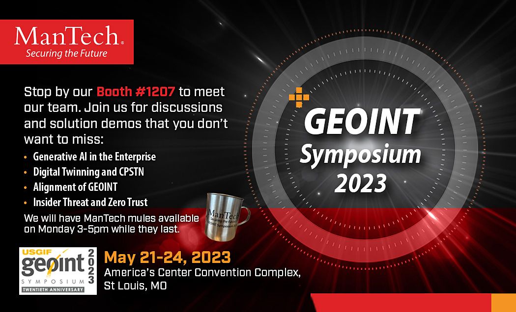 ManTech on LinkedIn: #geoint2023 #ai #zerotrust ManTech on LinkedIn: #geoint2023 #ai #zerotrust