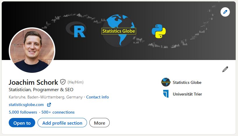 Statistics Globe on LinkedIn: #rstats #pythonprogramming #datascience # ... Statistics Globe on LinkedIn: #rstats #pythonprogramming #datascience # ...