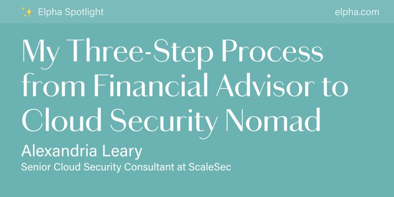 Elpha on LinkedIn: My three-step process from financial advisor to ... Elpha on LinkedIn: My three-step process from financial advisor to ...