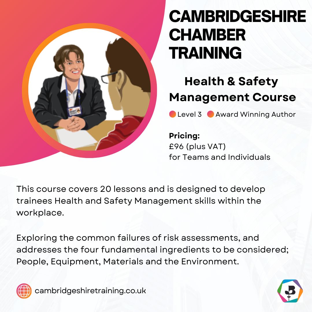 Cambridgeshire Chambers of Commerce on LinkedIn: #training #chambernetwork Cambridgeshire Chambers of Commerce on LinkedIn: #training #chambernetwork