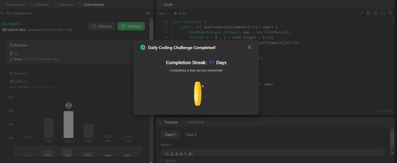 Kartik Paul on LinkedIn: #leetcode #dailycodingchallenge Kartik Paul on LinkedIn: #leetcode #dailycodingchallenge