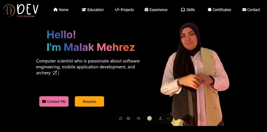Malak Mehrez on LinkedIn: #nextjs #typescript #eportfolio #webdevelopment Malak Mehrez on LinkedIn: #nextjs #typescript #eportfolio #webdevelopment
