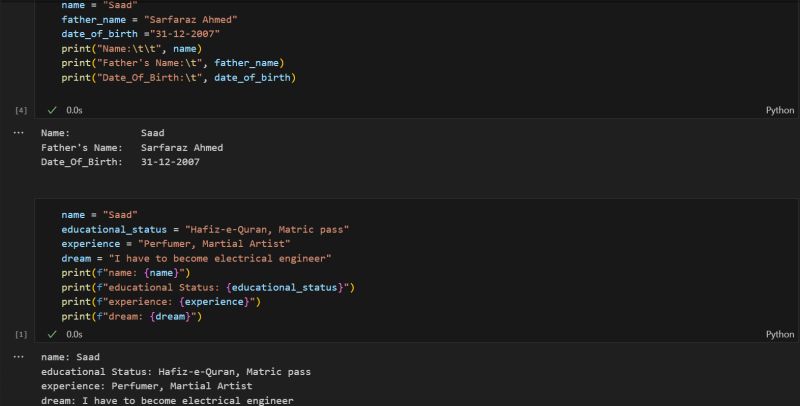 Muhammed Saad Ahmed on LinkedIn: #python #programming #learning # ... Muhammed Saad Ahmed on LinkedIn: #python #programming #learning # ...