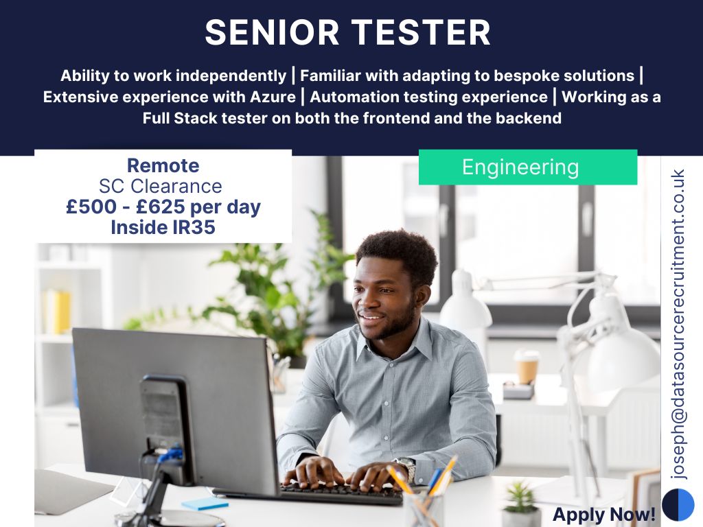Joseph Costello on LinkedIn: #softwaretester #tester #opportunity Joseph Costello on LinkedIn: #softwaretester #tester #opportunity