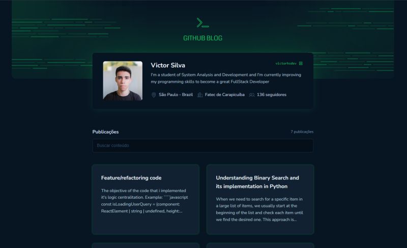 Victor H. Silva on LinkedIn: #reactjs #vite #blogs #personalproject # ... Victor H. Silva on LinkedIn: #reactjs #vite #blogs #personalproject # ...