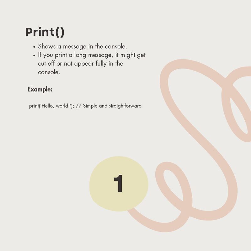 Santosh Dahal on LinkedIn: 🔨 Debugging in Flutter: print() vs. debugPrint() Santosh Dahal on LinkedIn: 🔨 Debugging in Flutter: print() vs. debugPrint()