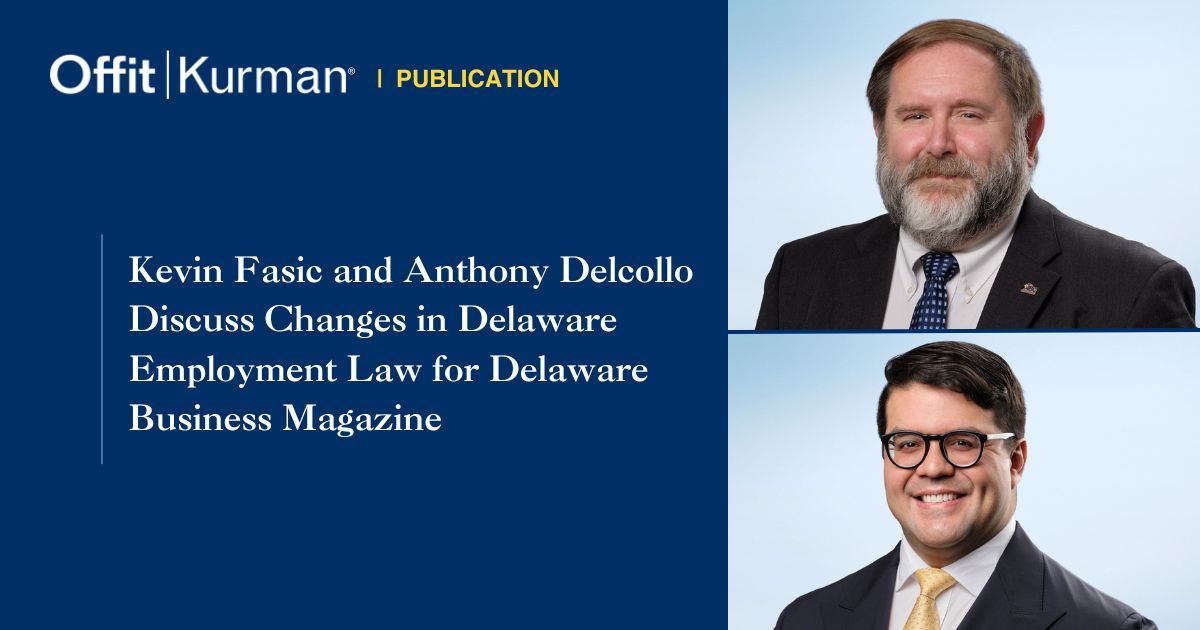 Offit Kurman Law Philly Metro on LinkedIn: #delaware #delaware # ... Offit Kurman Law Philly Metro on LinkedIn: #delaware #delaware # ...