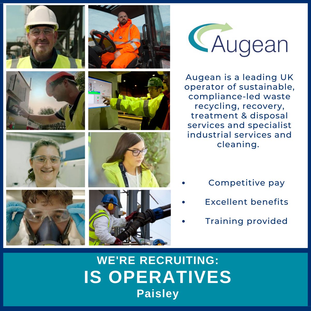 Augean on LinkedIn: #augean #wastemanagement #vacancies #opportunity Augean on LinkedIn: #augean #wastemanagement #vacancies #opportunity