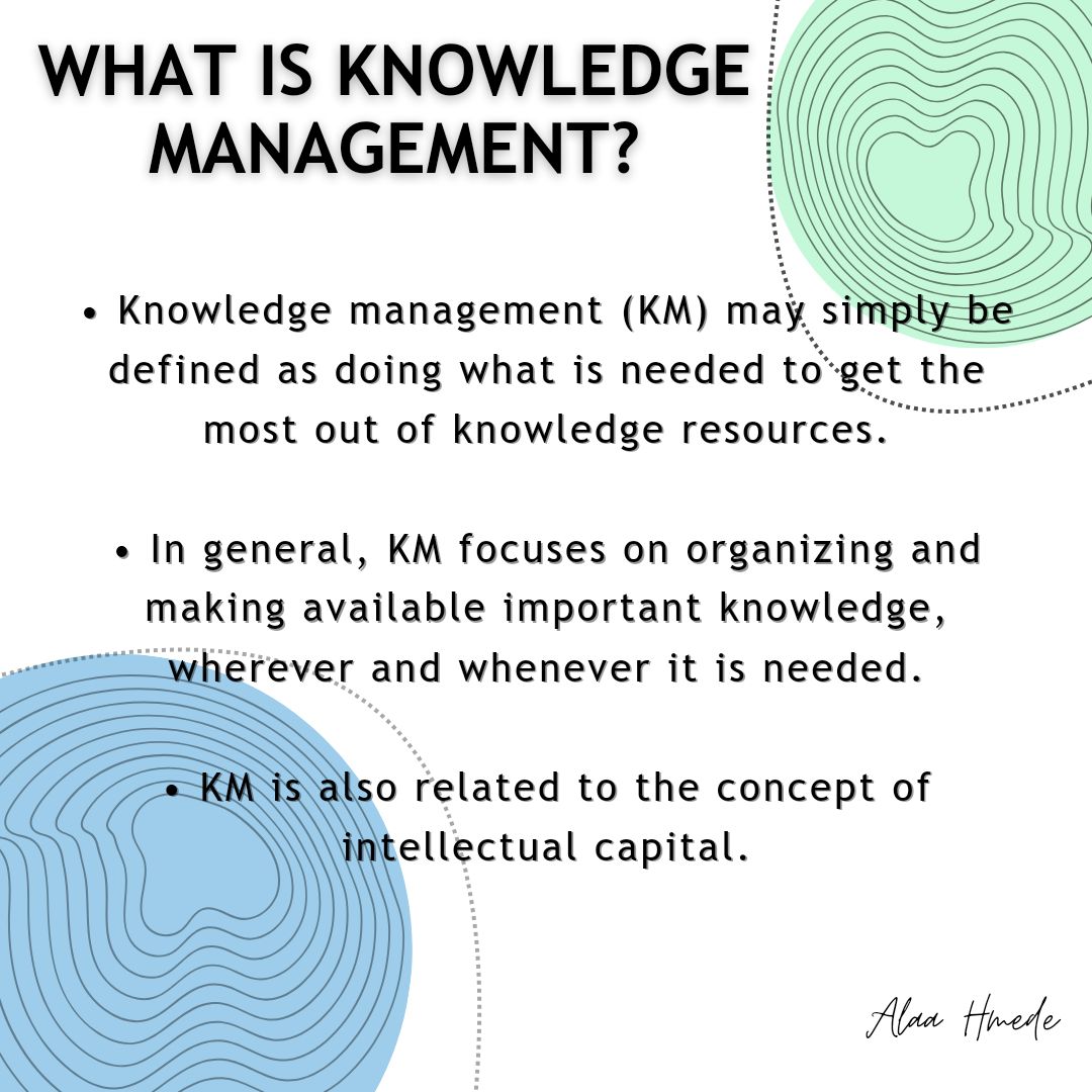 Alaa Hmede on LinkedIn: #knowledgemanagement #km Alaa Hmede on LinkedIn: #knowledgemanagement #km