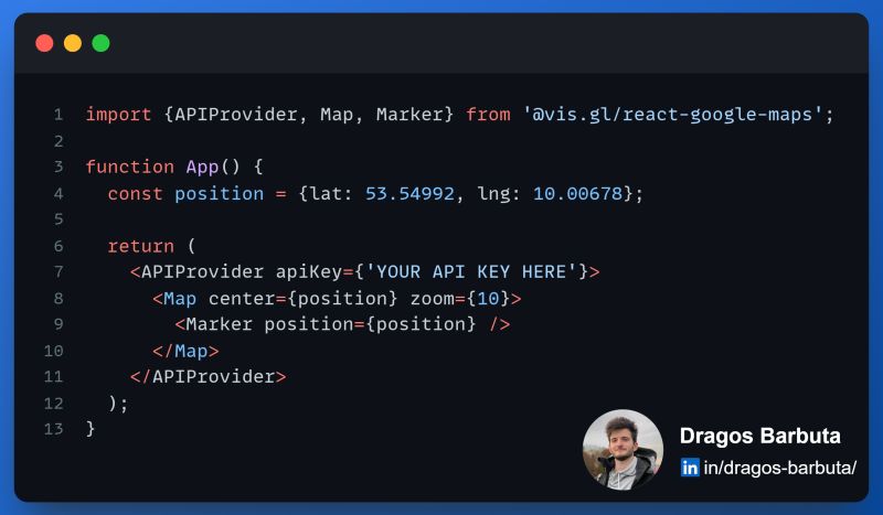 Dragos Barbuta on LinkedIn: #react #reactjs #googlemaps #webdevelopment ... Dragos Barbuta on LinkedIn: #react #reactjs #googlemaps #webdevelopment ...