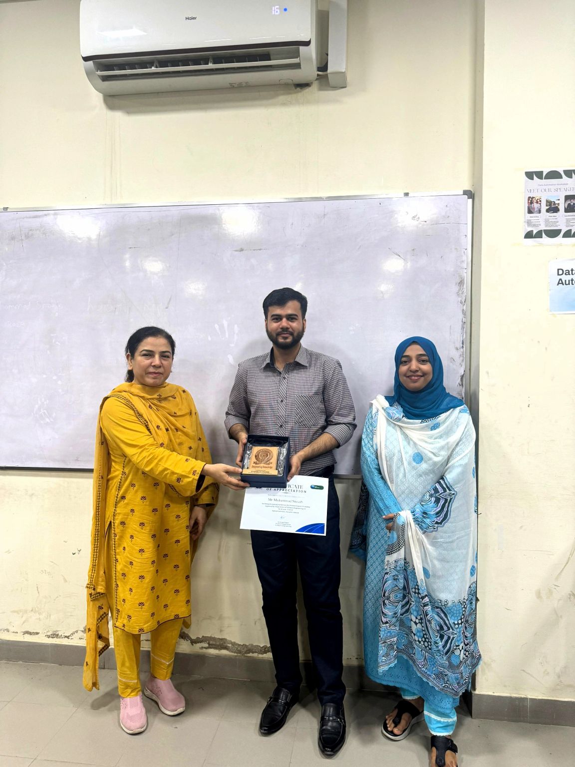 Syed Muhammad Shoaib on LinkedIn: #dataautomation #lecture #university ... Syed Muhammad Shoaib on LinkedIn: #dataautomation #lecture #university ...
