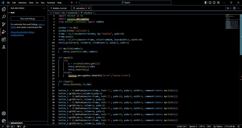 Harshit Parmar on LinkedIn: #python #guicalculator #coding #programming ... Harshit Parmar on LinkedIn: #python #guicalculator #coding #programming ...