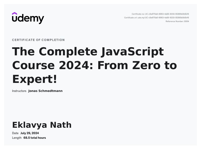 Eklavya Nath on LinkedIn: #webdevelopment #udemy #javascript #oops # ... Eklavya Nath on LinkedIn: #webdevelopment #udemy #javascript #oops # ...