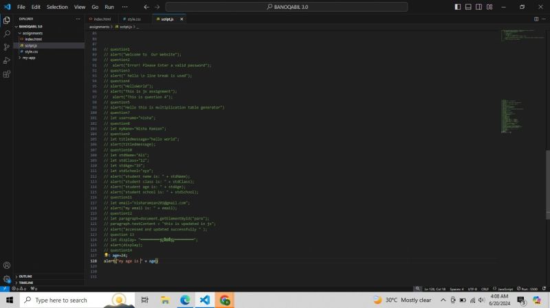 nisha ramzan on LinkedIn: #javascript #webdevelopment #codingjourney # ... nisha ramzan on LinkedIn: #javascript #webdevelopment #codingjourney # ...