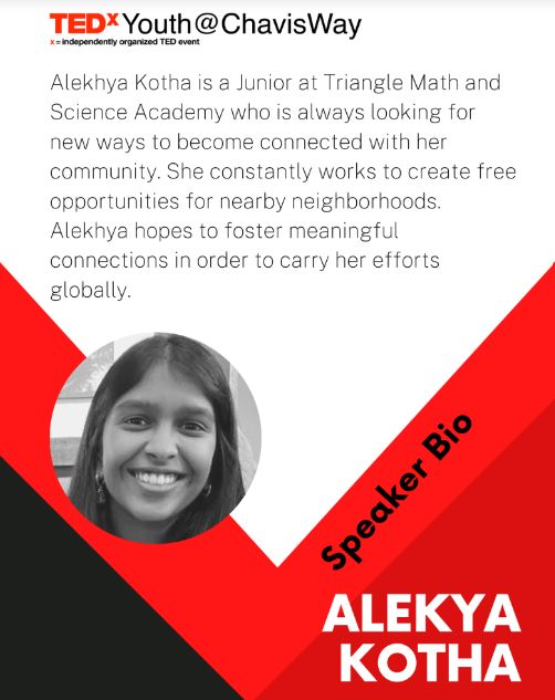 Alekhya Kotha on LinkedIn: So honored to be chosen as a speaker for ... Alekhya Kotha on LinkedIn: So honored to be chosen as a speaker for ...