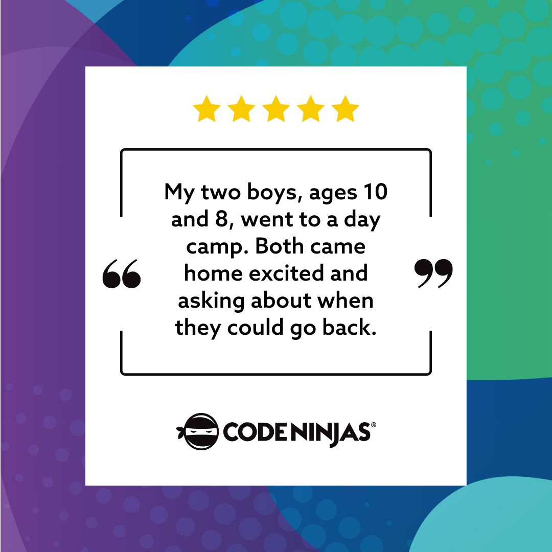 Code Ninjas Douglasville on LinkedIn: #happycoding #holidaycamps # ... Code Ninjas Douglasville on LinkedIn: #happycoding #holidaycamps # ...