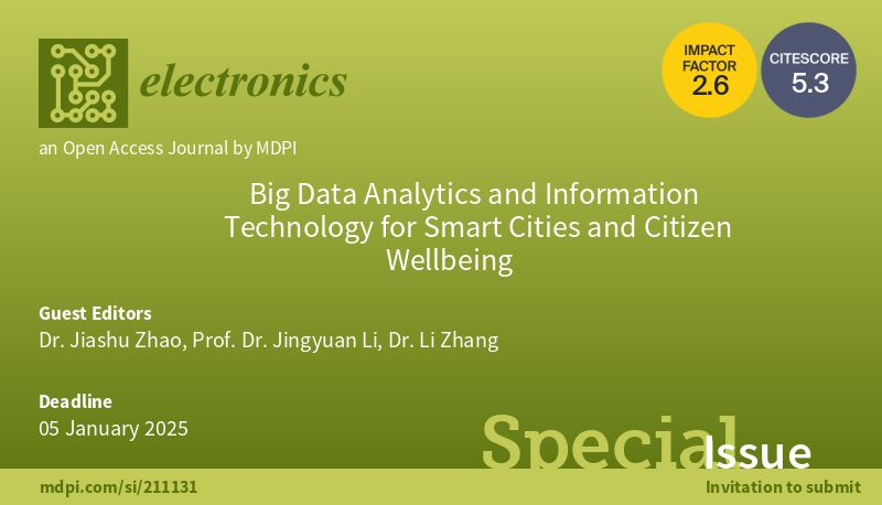Electronics MDPI on LinkedIn: #callforpapers #specialissue #bigdata # ... Electronics MDPI on LinkedIn: #callforpapers #specialissue #bigdata # ...