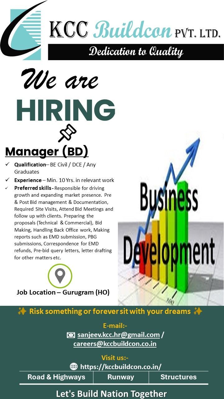 Piyush Chauhan on LinkedIn: #jobs #hiring #gurugram #construction #bd Piyush Chauhan on LinkedIn: #jobs #hiring #gurugram #construction #bd