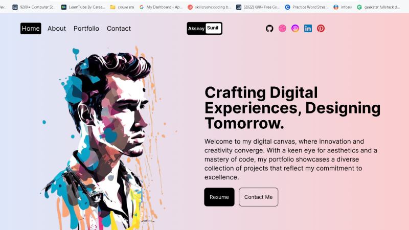 Akshay Sunil on LinkedIn: #nextjs #tailwindcss #framermotion #emailjs Akshay Sunil on LinkedIn: #nextjs #tailwindcss #framermotion #emailjs