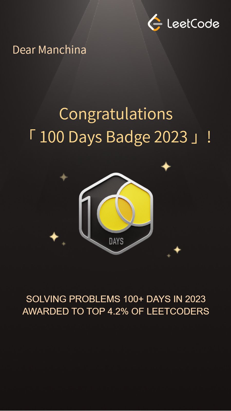 Prem Manchina on LinkedIn: #leetcode #codingjourney #100daysofcode Prem Manchina on LinkedIn: #leetcode #codingjourney #100daysofcode
