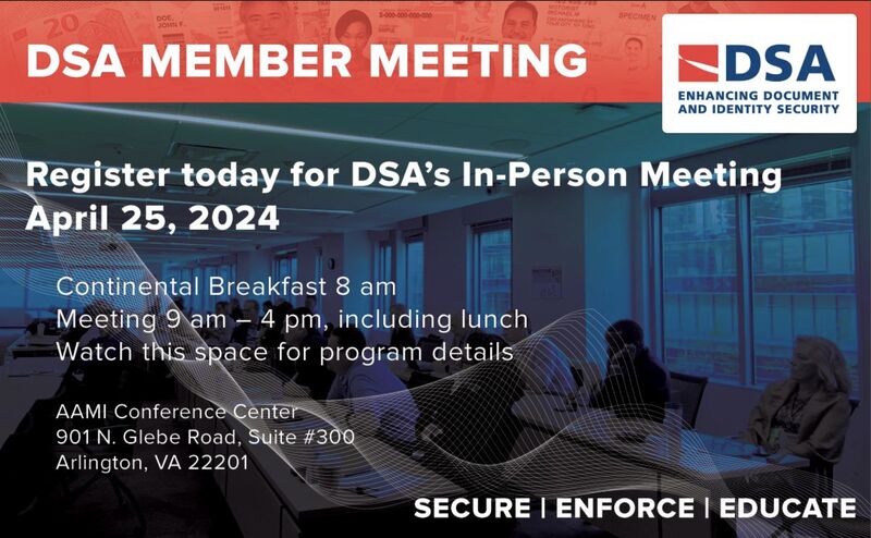 DSA (Document Security Alliance) on LinkedIn: DSA Members-Only Meeting ... DSA (Document Security Alliance) on LinkedIn: DSA Members-Only Meeting ...