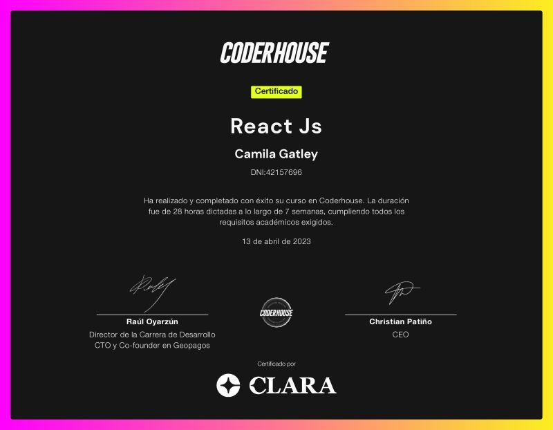 Camila Gatley on LinkedIn: #reactjs #reactjs Camila Gatley on LinkedIn: #reactjs #reactjs