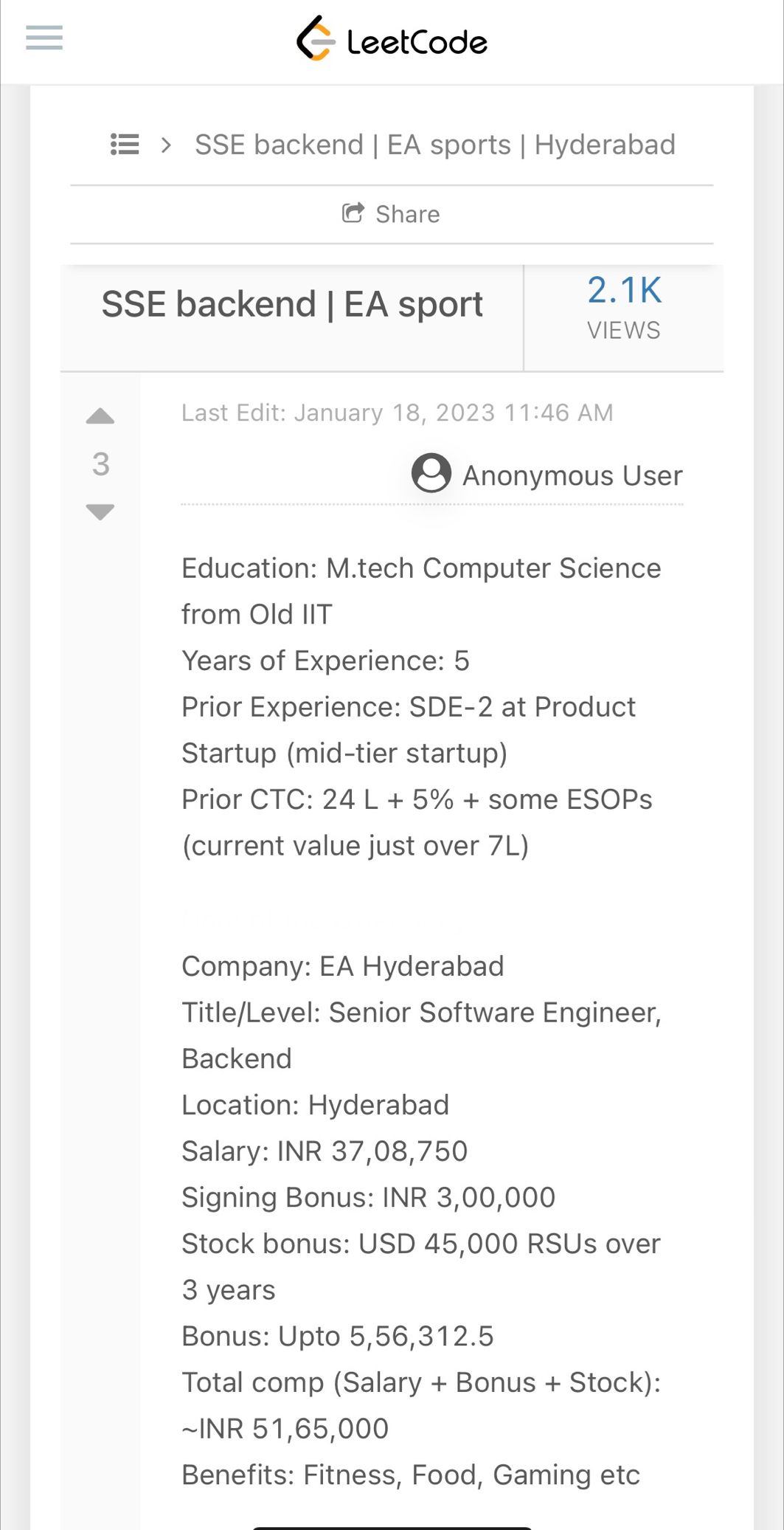 Aman Bansal on LinkedIn: #salary #faang #leetcode #google #amazon | 10 ... Aman Bansal on LinkedIn: #salary #faang #leetcode #google #amazon | 10 ...