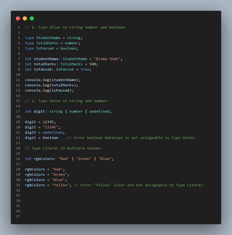 Bisma Shah on LinkedIn: #coding #typescript #giaic Bisma Shah on LinkedIn: #coding #typescript #giaic