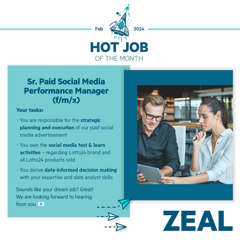 ZEAL Network SE on LinkedIn: #teamzeal #newjob #career ZEAL Network SE on LinkedIn: #teamzeal #newjob #career