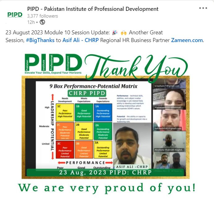 Asif Ali - CHRP on LinkedIn: #learning #hrbp #chrp #pipd #valueaddition Asif Ali - CHRP on LinkedIn: #learning #hrbp #chrp #pipd #valueaddition