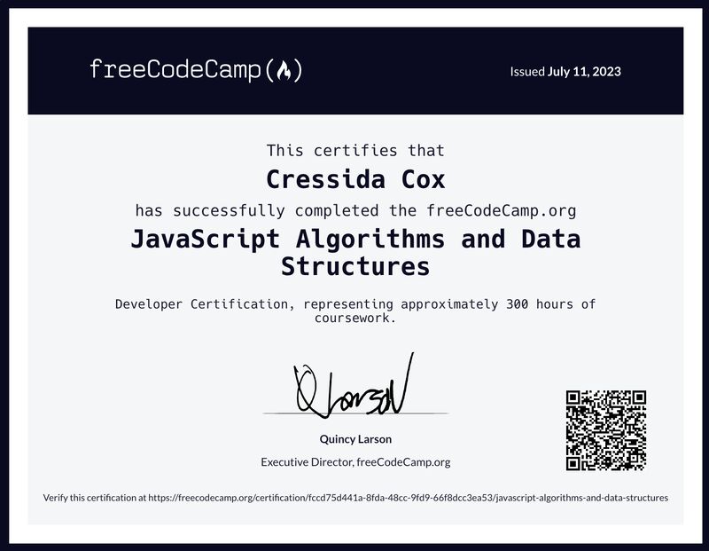 Cressida Cox on LinkedIn: #javascript #datastructures #webdevelopment # ... Cressida Cox on LinkedIn: #javascript #datastructures #webdevelopment # ...