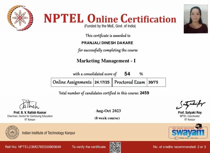 Pranjali Dakare on LinkedIn: Hello Connections...Excited to share that ... Pranjali Dakare on LinkedIn: Hello Connections...Excited to share that ...