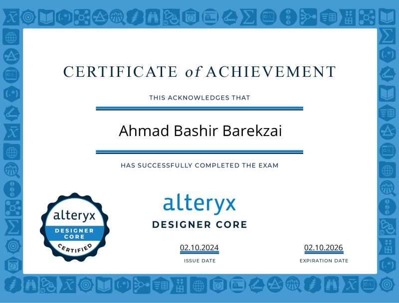 Ahmad Bashir Barekzai on LinkedIn: A step forward towards Data Analyst Ahmad Bashir Barekzai on LinkedIn: A step forward towards Data Analyst