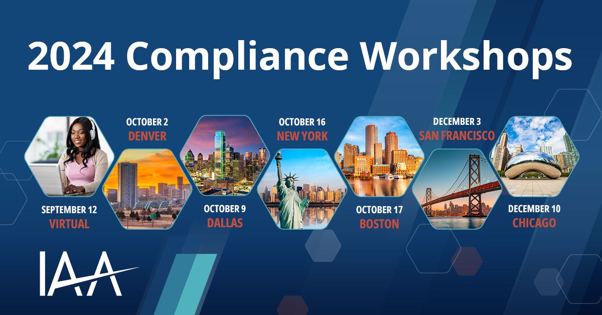 Investment Adviser Association on LinkedIn: IAA 2024 Compliance Workshops Investment Adviser Association on LinkedIn: IAA 2024 Compliance Workshops