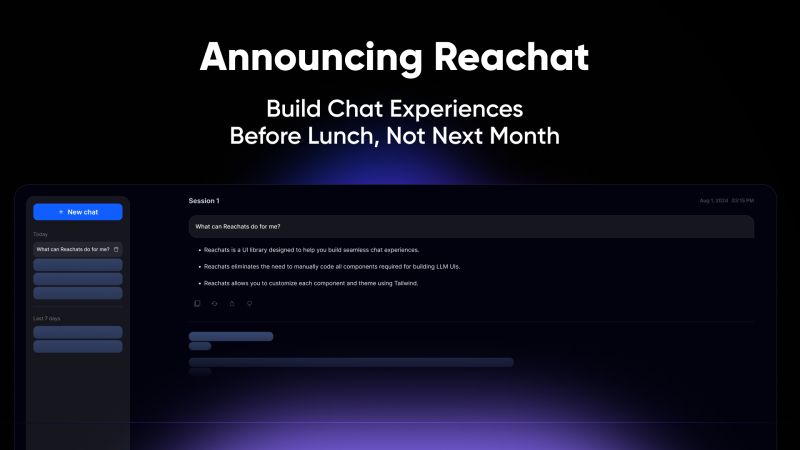 Austin McDaniel on LinkedIn: Announcing reachat - open-source ui ... Austin McDaniel on LinkedIn: Announcing reachat - open-source ui ...