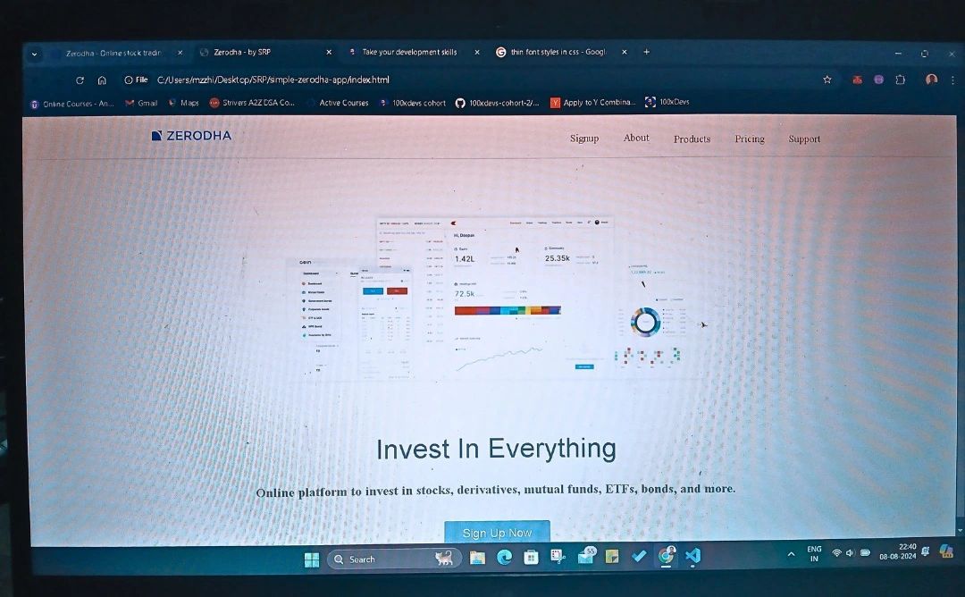 Sudhanshu Ranjan Patra on LinkedIn: #html #css #zerodha #kirat_tw ... Sudhanshu Ranjan Patra on LinkedIn: #html #css #zerodha #kirat_tw ...