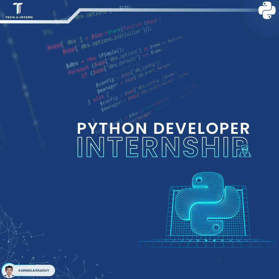ABDELKARIM ELAISSAOUY on LinkedIn: #python ABDELKARIM ELAISSAOUY on LinkedIn: #python