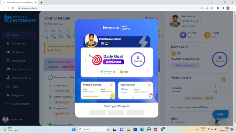 Harish Kumar on LinkedIn: #ccbpian #nxtwave #js #reactjs #rahulattulurisir Harish Kumar on LinkedIn: #ccbpian #nxtwave #js #reactjs #rahulattulurisir